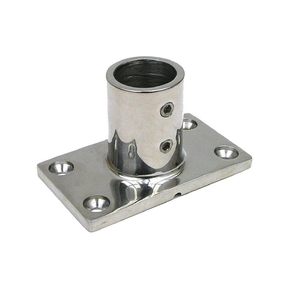 90 Degree Stainless Steel Rail Fitting Base – Ennis Fabrics